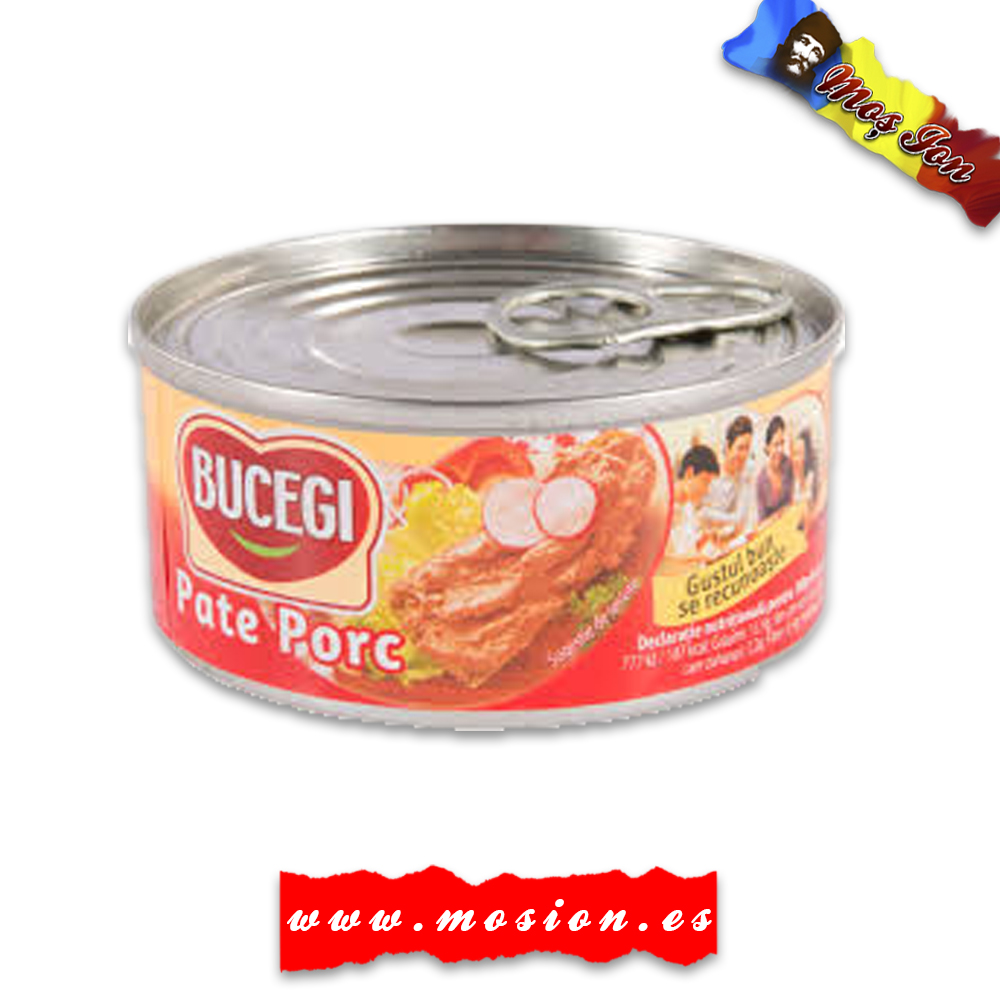 BUCEGI PATE DE PORC 120 gr - Mos Ion DISTRIBUIDOR PRODUCTOS RUMANOS
