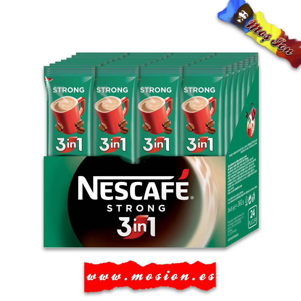 NESCAFE 3IN1 STRONG - Mos Ion DISTRIBUIDOR PRODUCTOS RUMANOS